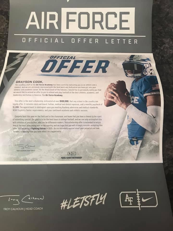 Grayson’s offer, which was in the mail the whole time, was finally ...