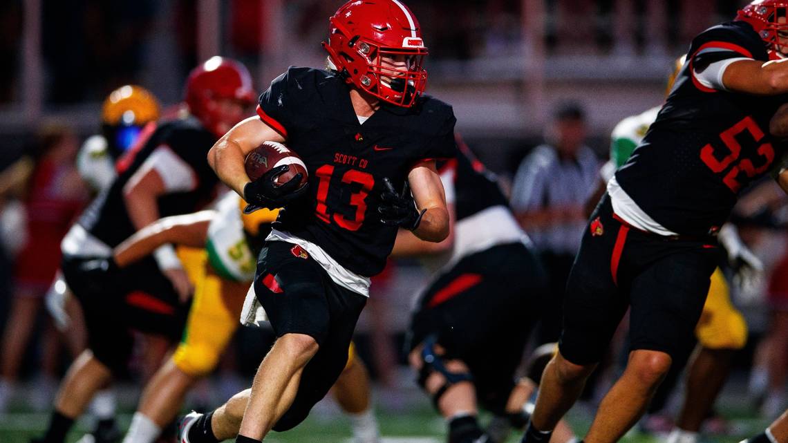 Jacob Fryman, ’24 FB, and Scott County are back in the 5A title hunt ...