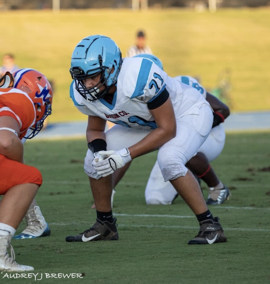 Caiden Broadus, from Union County, is the back on which football ...